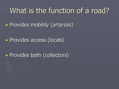 Ppt Highway Functional Classification Powerpoint Presentation Free