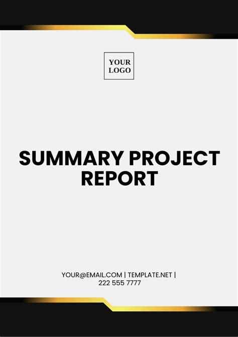 Summary Project Report Template Edit Online Download Example Template Net Summary Project Report Template Edit Online Download Example Template Net