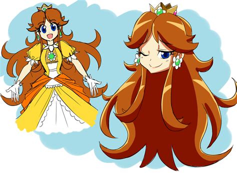 Daisy With Long Hair Would Be Cool Princess Daisy Super Mario