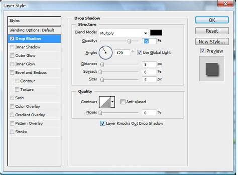 Tutorial How To Create A Simple Drop Shadow Effect Hungred Dot