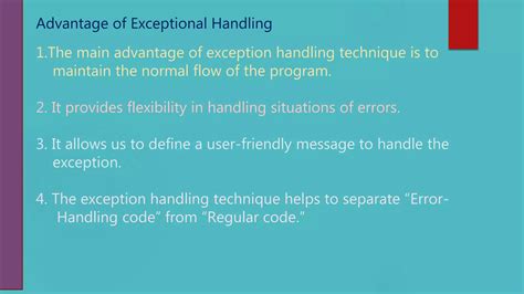 Java Exception Handling Ppt
