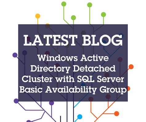 Windows Active Directory Detached Cluster With Sql Server Basic Availability Group