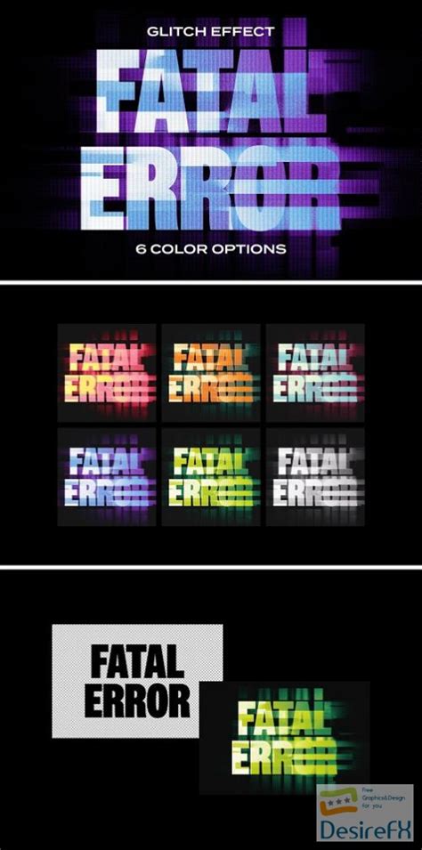 Download Fatal Error Glitch Text Effect Desirefxcom
