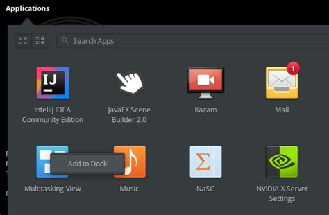 Plank How Can I Turn On Show Open Windows Dock Element Elementary Os Stack Exchange