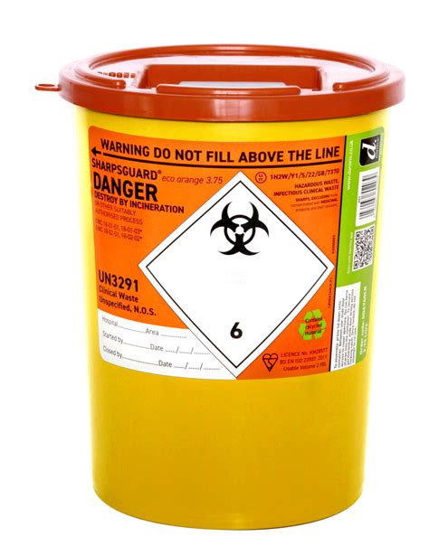 Sharpsguard Orange 3 75 Ltr Sharps Bin Medisave Uk
