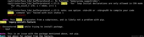 Pip Install Cellphonedb一直报错error Subprocess Exited With Errorpip安装