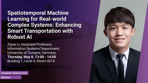 Spatiotemporal Machine Learning For Real World Complex Systems Enhancing Smart Transportation