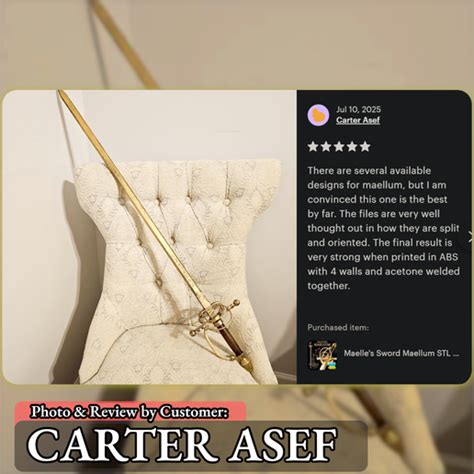 🗡️ Maelles Sword Maellum Stl Files Life Sized High Detail・ 3d File