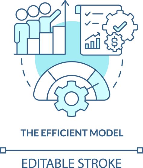 Efficient Model Turquoise Concept Icon Business Profit Growth Supply