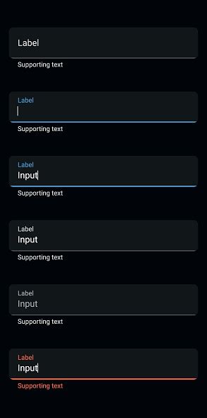 Text Input Field Set With States Default Focused And Error Stock Illustration Download Image