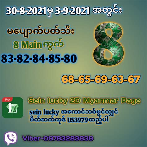 Sein Lucky Myanmar တင်လိုက်ပြီ ဘယ်သူလိုက်ထိုးမလဲ တစ်ပတ်အတွင်းမပျောက်သီး Seinlucky အကောင့်ဖ