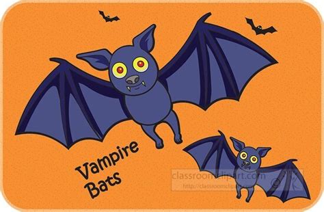 Halloween Clipart Halloween Vampire Bats 05a Clipart