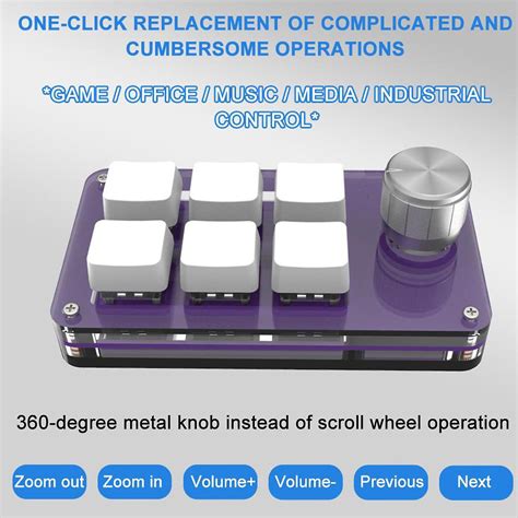 Keys Custom Keyboard Programming Macro Gaming Mechanical Keyboard 6 Keys Keypad Fruugo UK