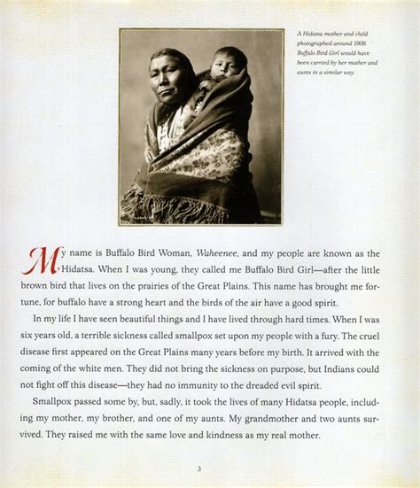 Buffalo Bird Woman Quotes