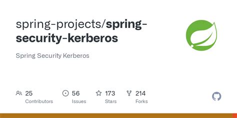 Github Spring Projectsspring Security Kerberos Spring Security Kerberos