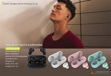 Buy Wholesale China Hot Selling In Ear Button Control Wireless Tws Earbuds With Digital Display
