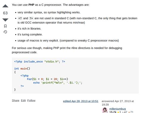 Php As A C Preprocessor Rprogrammerhumor