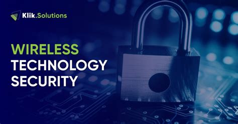 5 Wireless Security Solutions For You Klik Solution