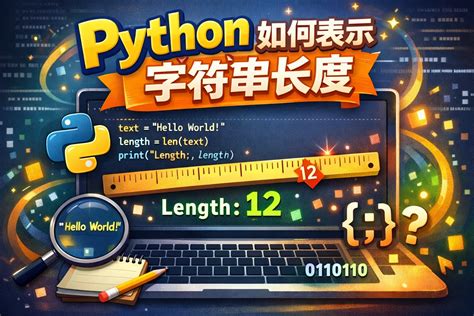 Python如何表示字符串长度 Python如何表示字符串长度