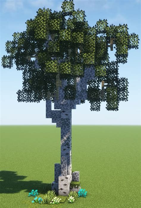 Minecraft Custom Birch Tree Minecraft Minecraft Ideer Bygninger