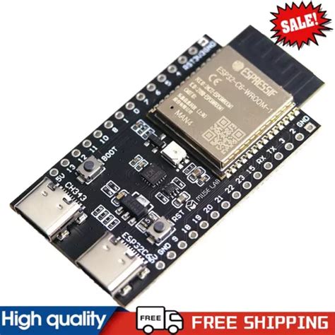 Esp32 C6 Minimum System Board Dual Type C Esp32 C6 Wroom 1 Risc V 512kb