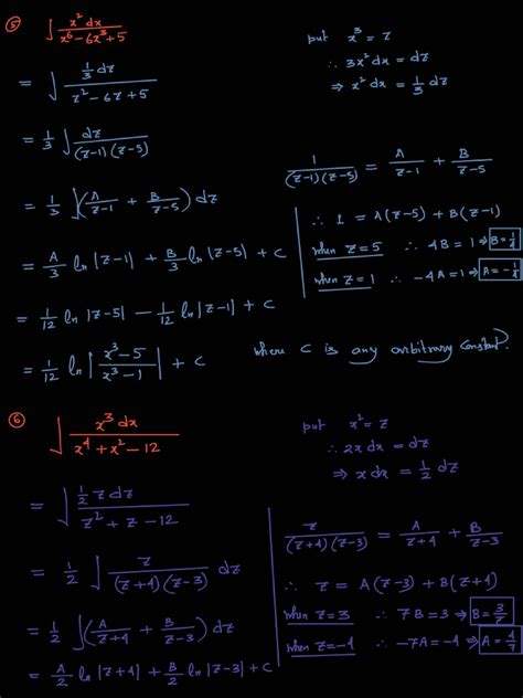 Indefinite Integration Last Class Notes Pdf