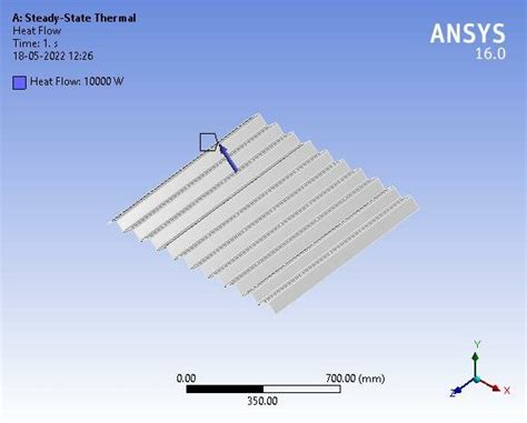 Application Of Boundary Conditions Heat Flow Conducted And Convective
