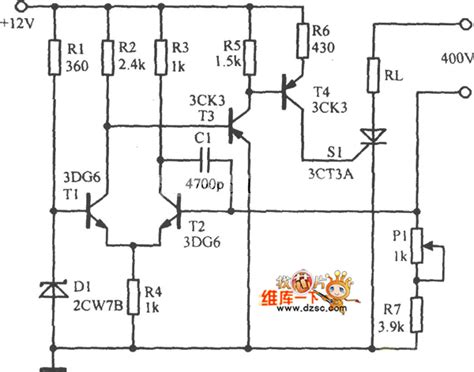 High Voltage Linear SCR Amplification Circuit Amplifier Circuit Circuit Diagram SeekIC Com