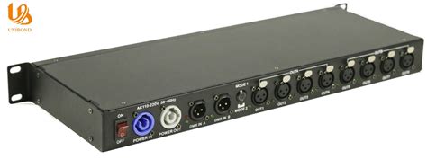 8 Ways Dmx Signal Amplifier Distributor Stage Light Splitter With Rdm Dmx Splitter And Dmx