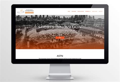 Website & Marketing: The Australian Sports Technologies Network (ASTN)