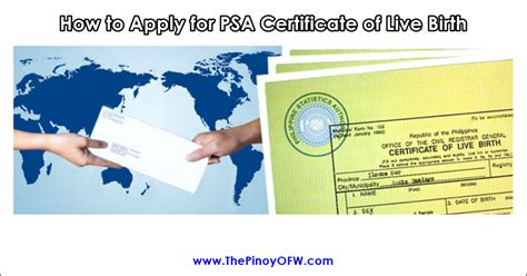 How To Request For Psa Birth Certificate The Pinoy Ofw