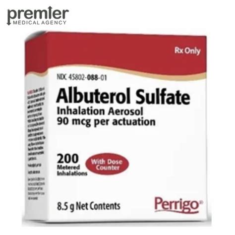 Albuterol Sulfate Inhalation Aerosol At ₹ 370box Albuterol