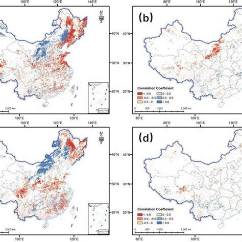 Spatial Pattern Of The Partial Correlation Coefficients Of The