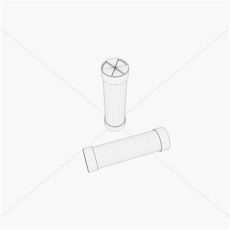 3d Obj Virus Container Liquid