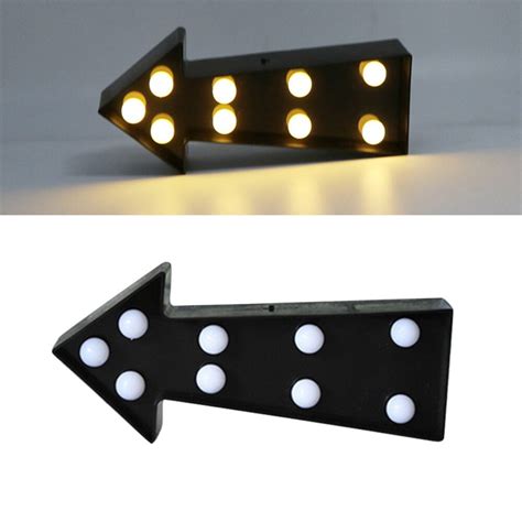 3d Arrow Sign Light Led Arrow Shaped Sign Lighted Vicedeal
