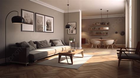 놀라운 3d 렌더링의 거실 인테리어 3d 방 빈 집 나무 방 배경 일러스트 및 사진 무료 다운로드 Pngtree