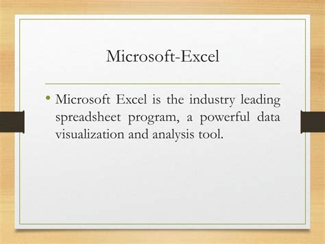 SOLUTION Microsoft Office MS Excel Studypool
