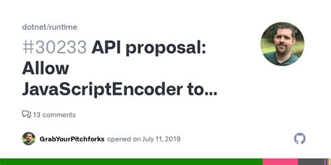 Api Proposal Allow Javascriptencoder To Have Relaxed Escaping Rules