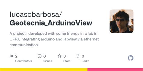 Github Lucascbarbosageotecniaarduinoview A Project I Developed