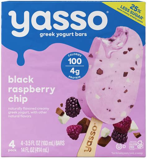 Black Raspberry Chip Bars Yasso Frozen Greek Yogurt Ice Cream Meet