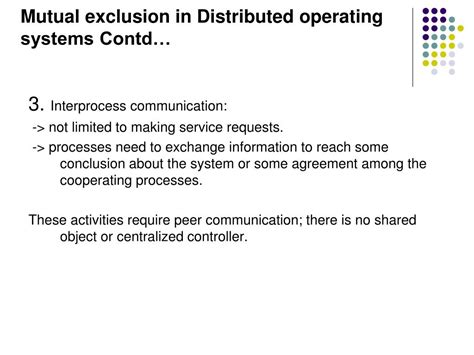 PPT - Distributed Mutual Exclusion PowerPoint Presentation, free download - ID:4169716
