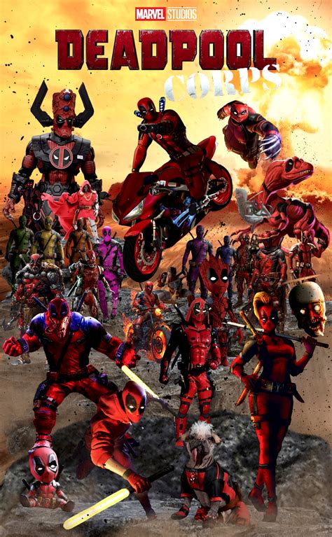 Deadpool Corps Poster By Yourmom420420420 On Deviantart