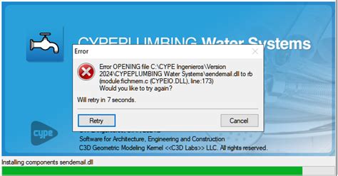 Errors During The Installation Or Running Of CYPE Programs Due To The Blocking Of DLL Files By