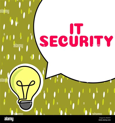 Hand Writing Sign It Security Word For Protection Of Internet Connected Systems From Cyber