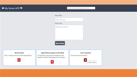 GitHub Dotsimplify Notes App With Javascript