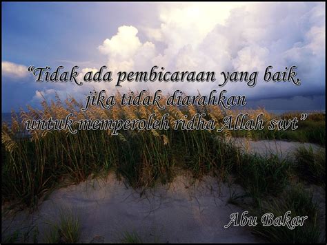 KATA - KATA MUTIARA (BIJAK) ABU BAKAR | JDSK