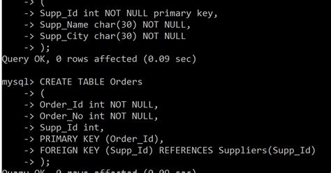 How To Create Foreign Key In Mysql