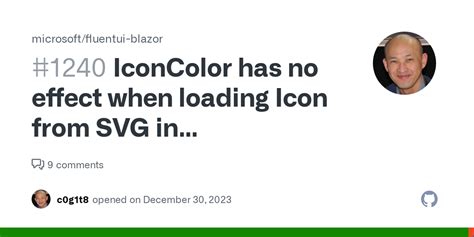 IconColor Has No Effect When Loading Icon From SVG In FluentNavLink Issue Microsoft