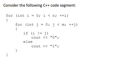 Solved Consider The Following C Code Segment For Int I Chegg