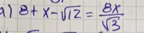 Other Methods Of Solving This Equation R Maths